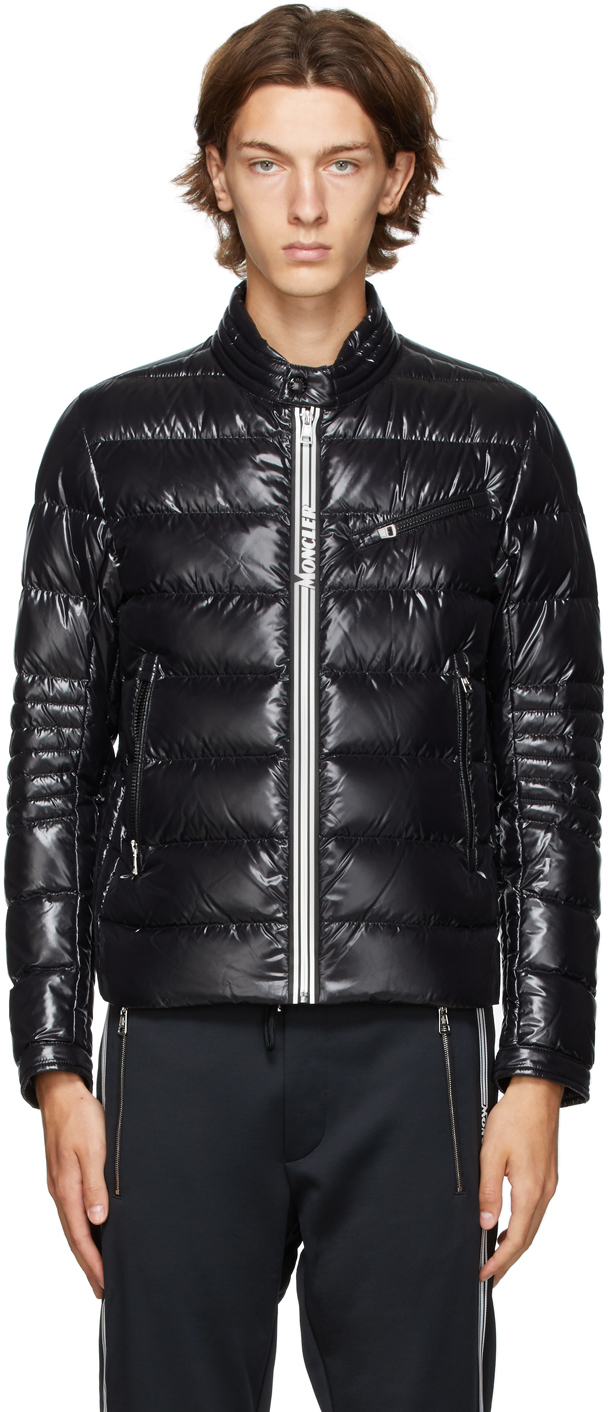 Moncler Black Down Caroux Jacket - 999 Black | Editorialist